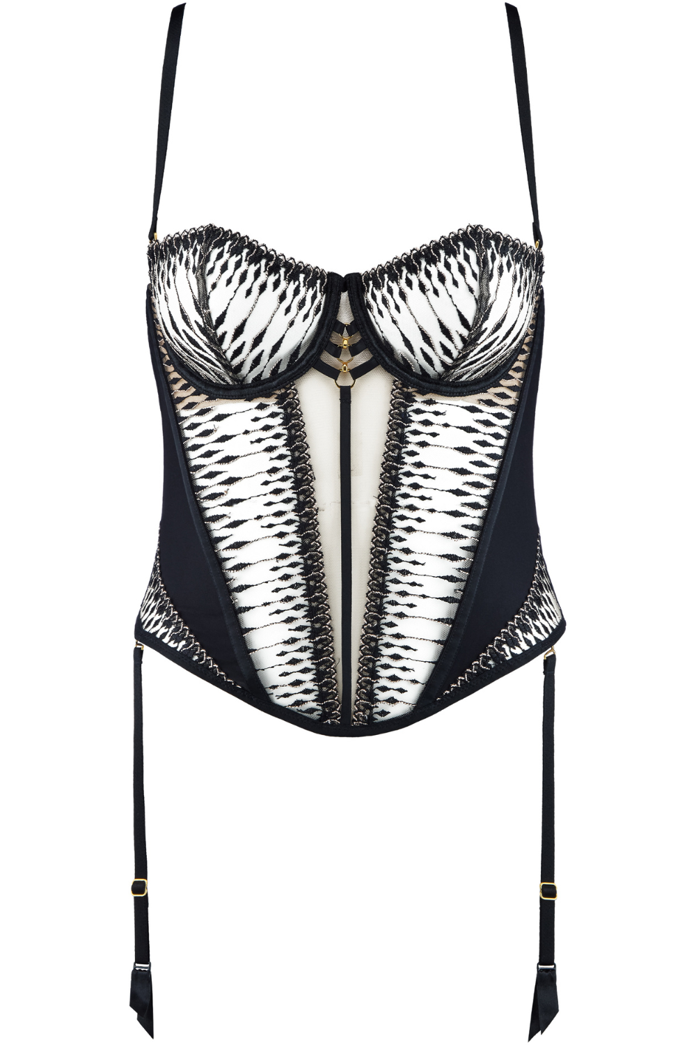 Aubade Voodoo Kiss Basque - Millenium Black – Empoura