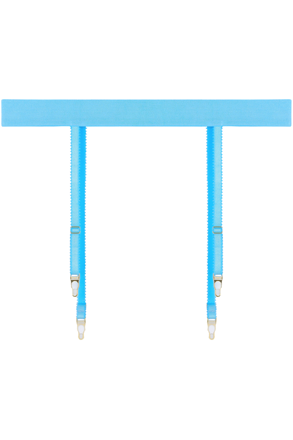 Dora Larsen Pippa Blue Suspender Belt - Blue Lingerie – Empoura
